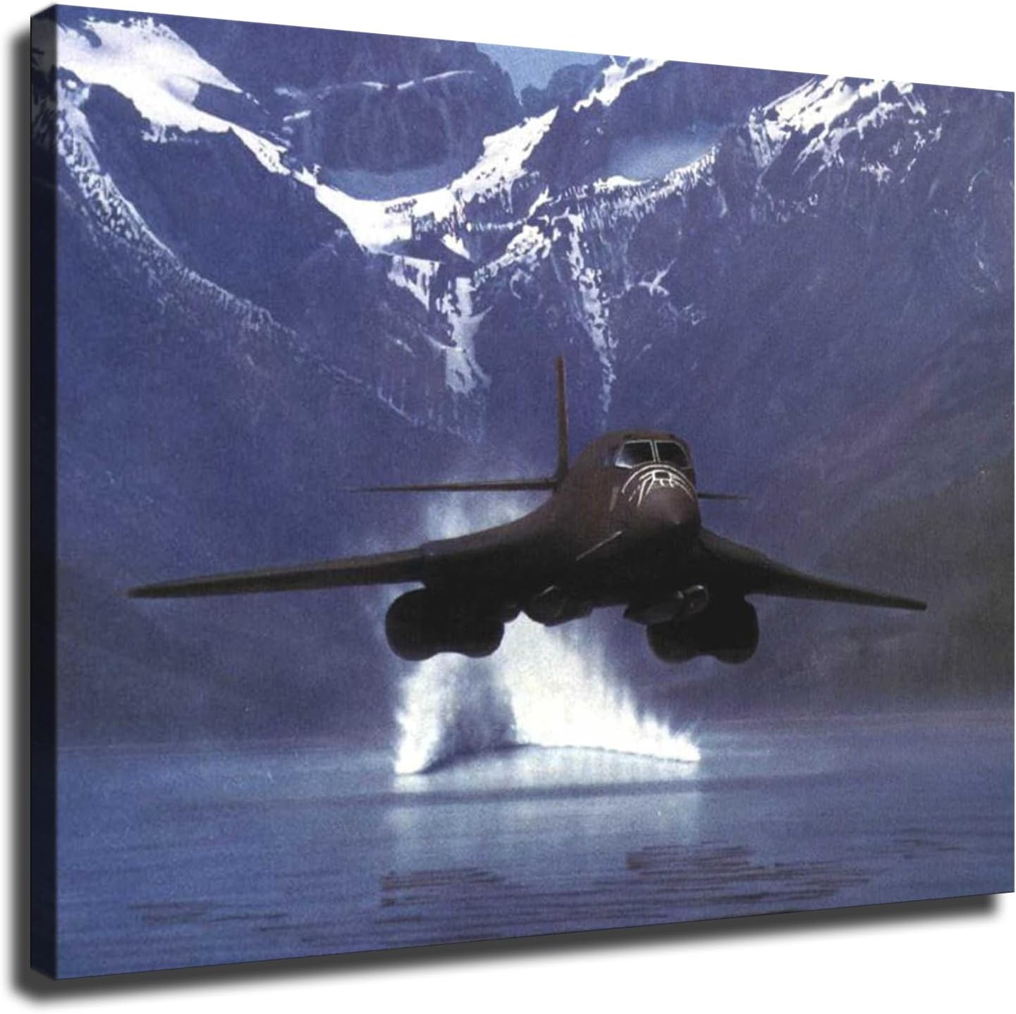 Amazon.com: B-1 Aircraft Bomber Room Aesthetics Poster Wall Art for ...