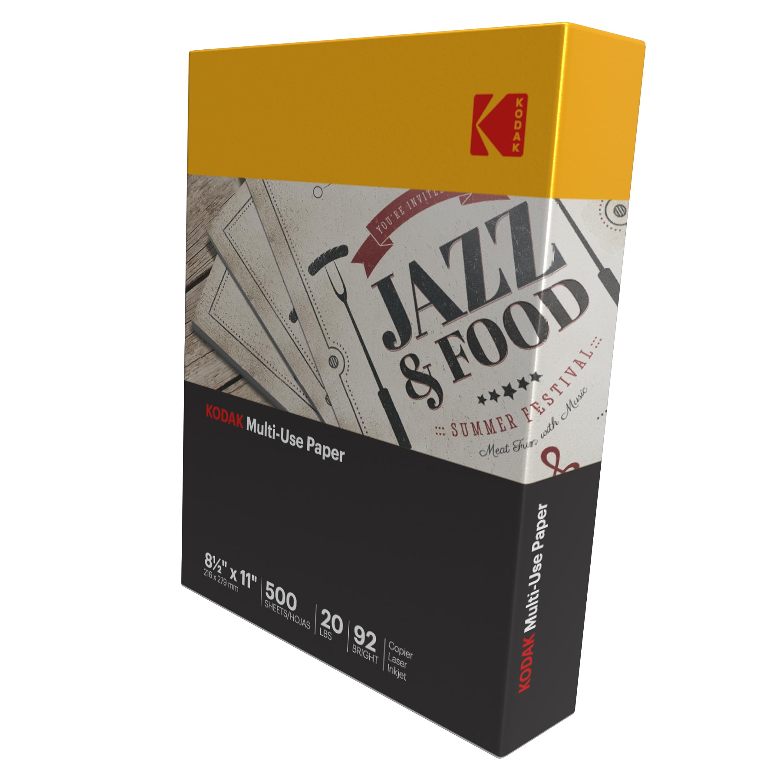 Snapklik.com : Kodak Printer Paper 8.5 X 11 20 Lb Copy Paper 92 Bright ...