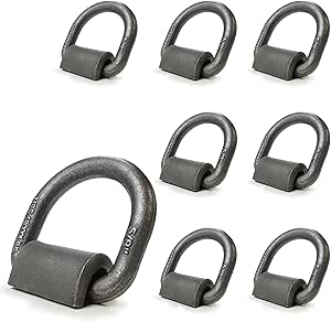 Amazon.com: AYMMIC 5/8" Heavy Duty Weld-On Forged D Ring with MBS:18,000 lbs, D-Ring Tie Down ...