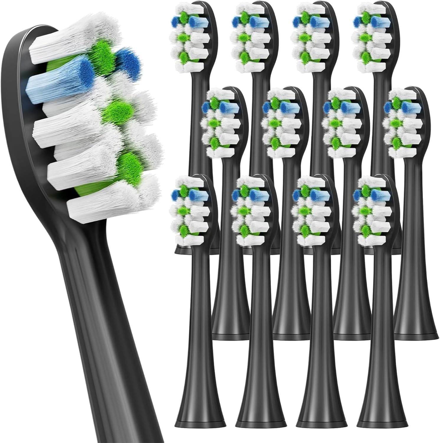 12-Pack Sonicare Toothbrush Replacement Heads for Ultrasonic Electric ...