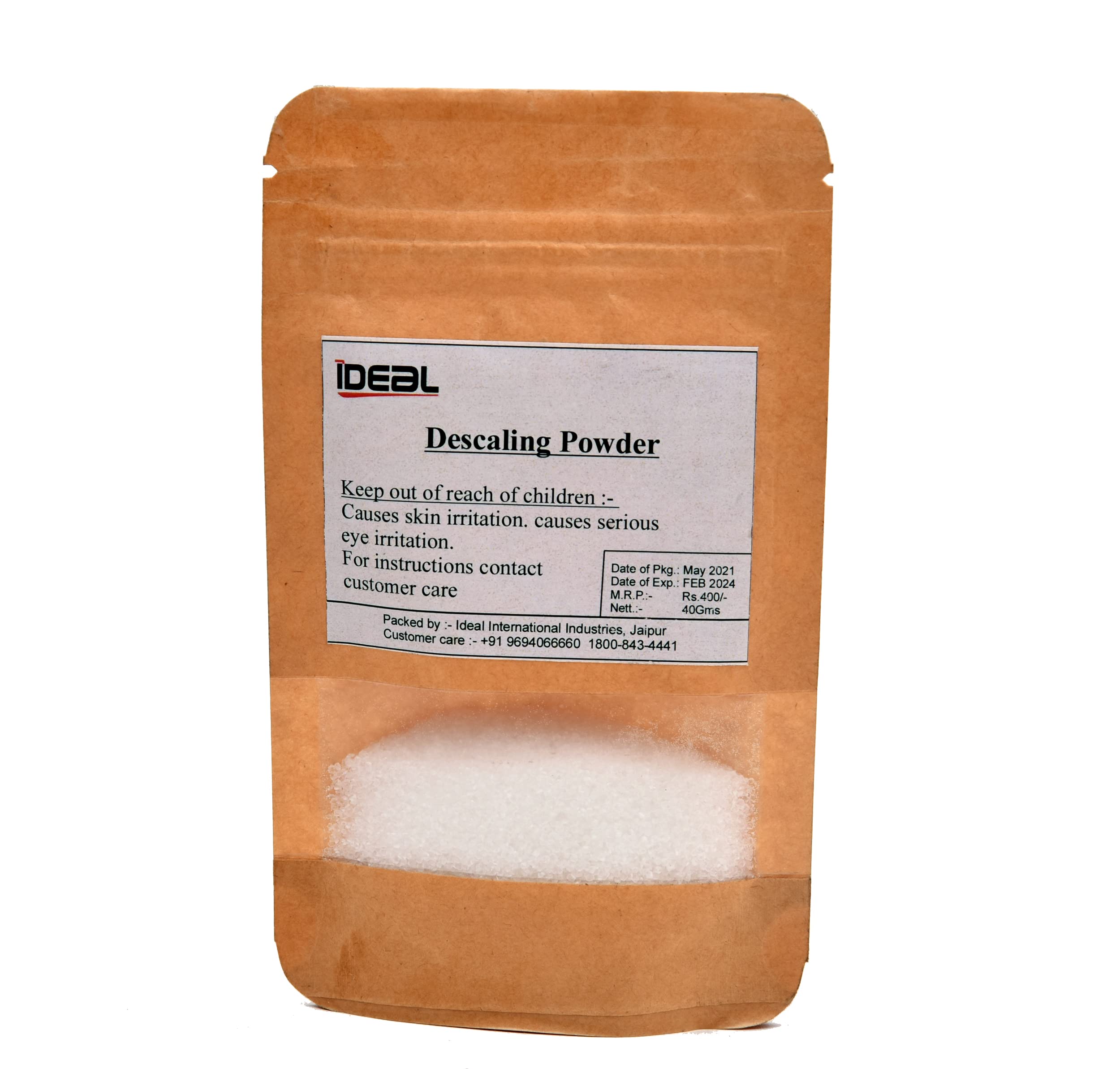Ideal Coffee Machine Descale Powder 40Gm - Powerful and Effective ...