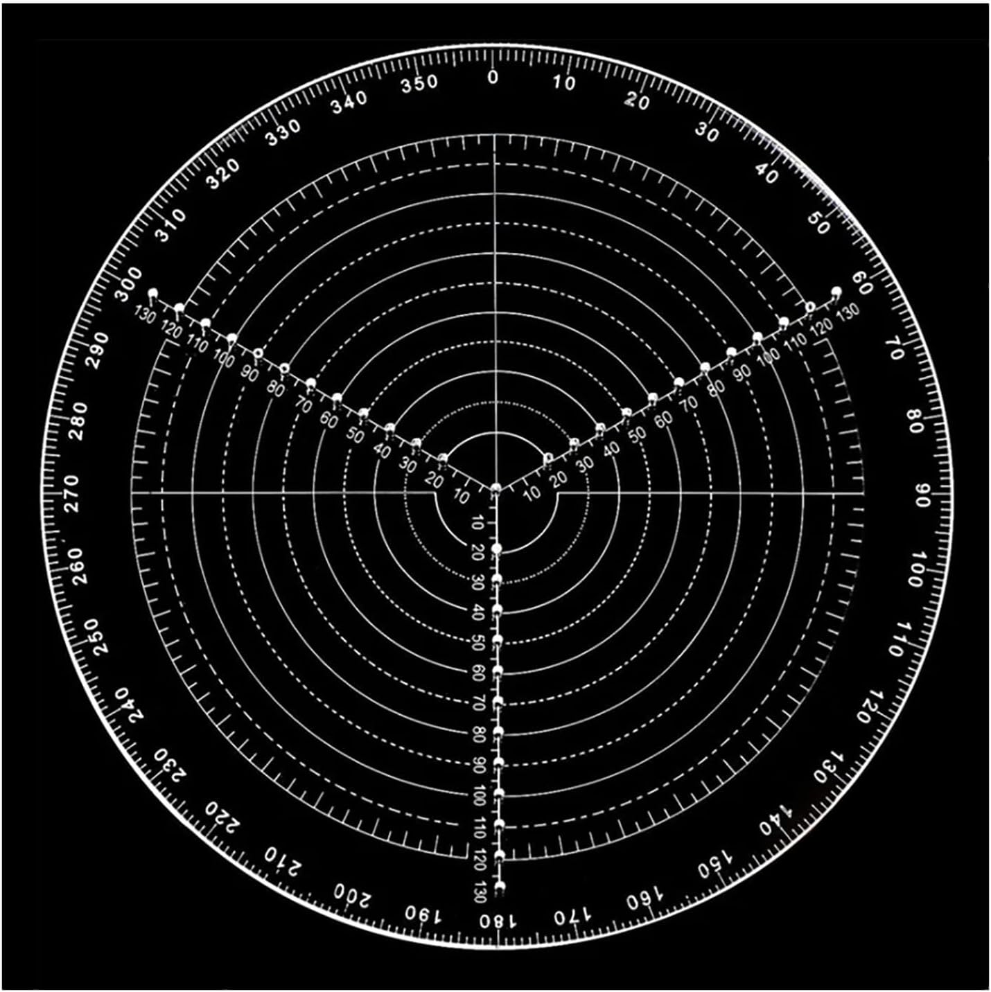 Xhziy 7.87inch Circular Center Finder Compass Center Finder Woodworking ...