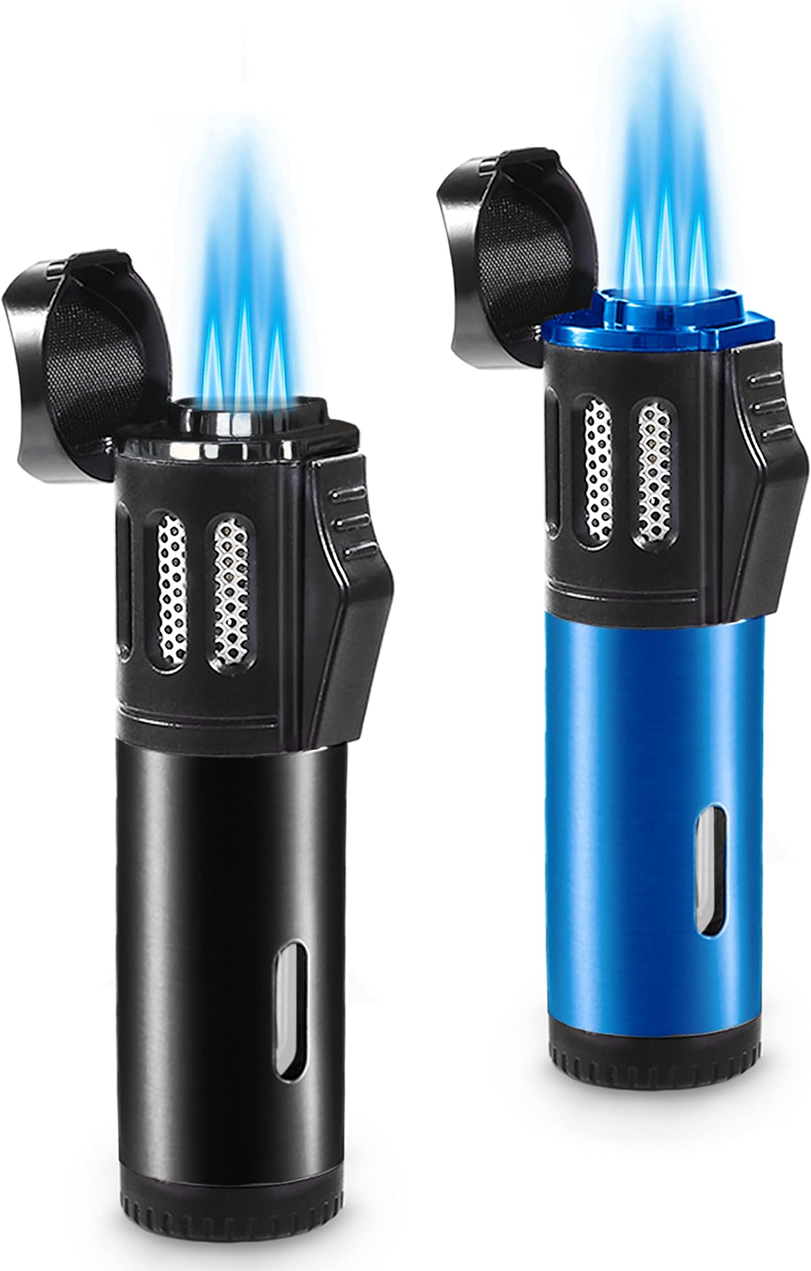 Amazon.com: Leejie Torch Lighters Triple Jet Flame Cigar Lighter ...