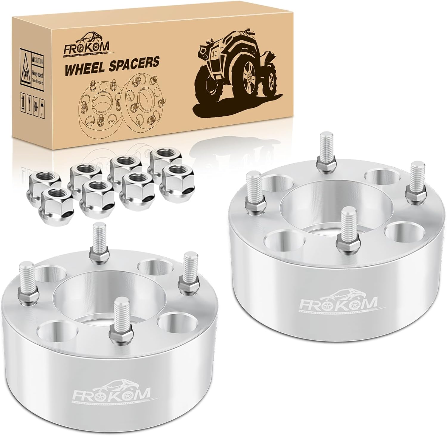 Amazon.com: Frokom 4x110mm ATV Wheel Spacers,2 Inch Wheel Spacers with ...