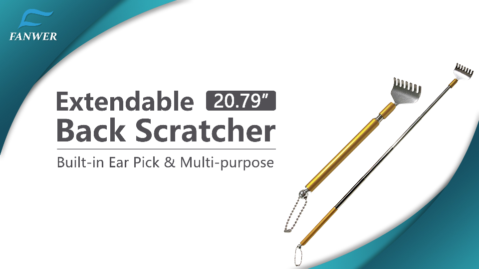 Watch Extendable Back Scratcher with Built-in Ear Pick on Amazon Live