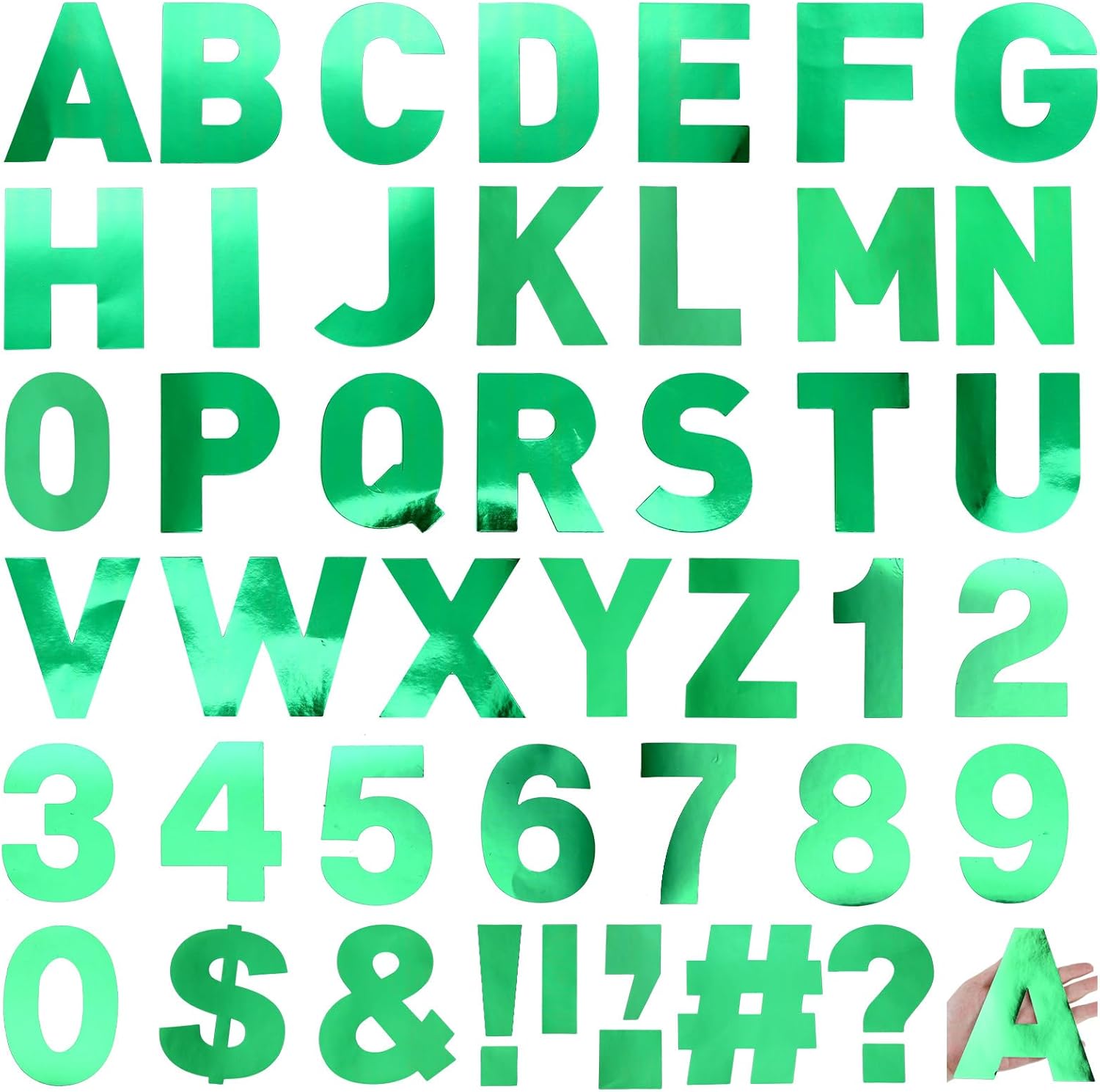 Amazon.com: Seajan 184 Pcs Large Vinyl Letters 6 Inch Big Font Alphabet ...