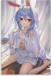 Amazon.com: Usada Pekora Hololive Poster Canvas Wall Art Posters Gifts ...