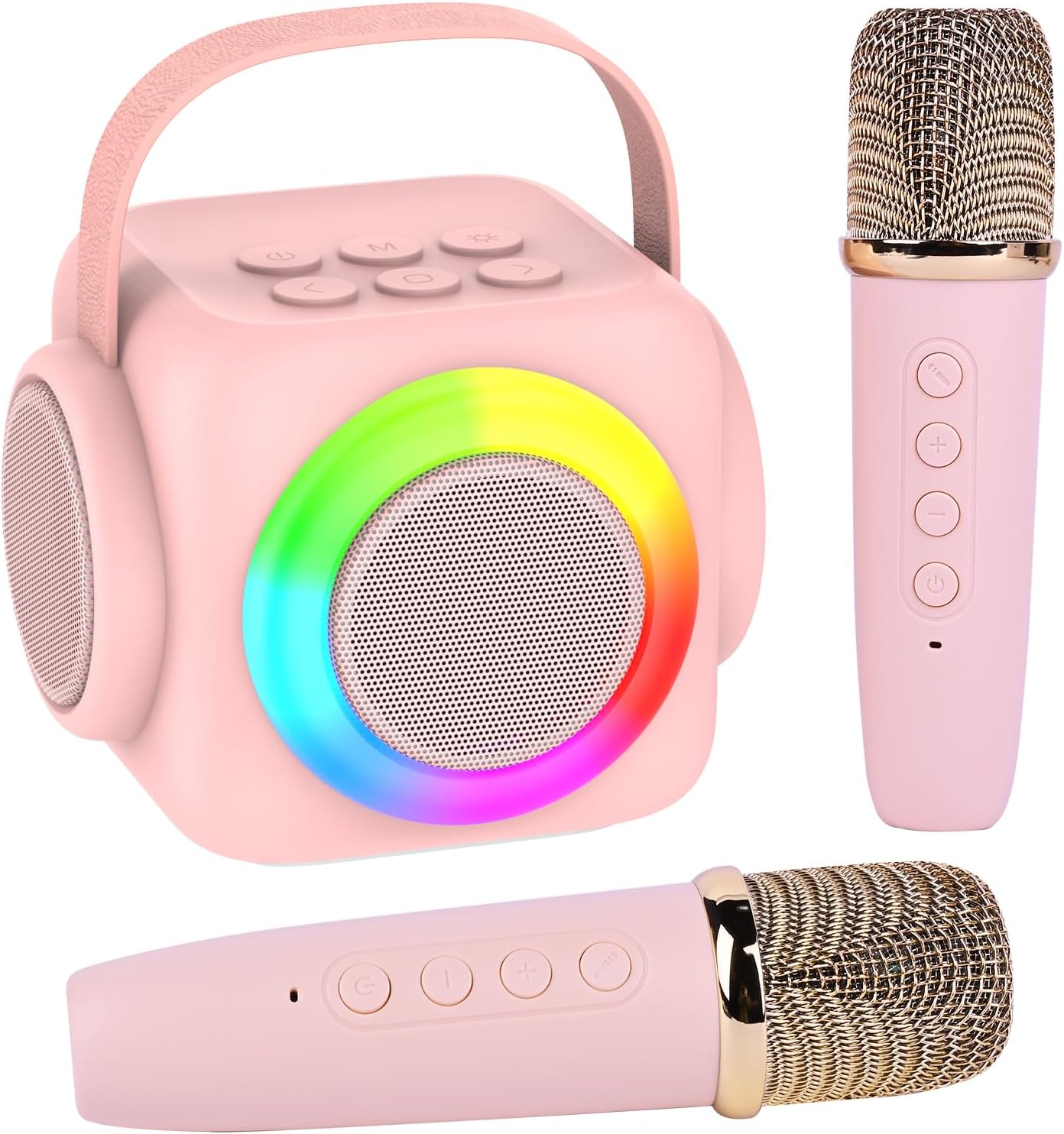 Amazon.com: Portable Mini Karaoke Machine for Kids and Adults with 2 ...