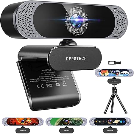 DEPSTECH DW49 Webcam 4K : Amazon.it: Informatica