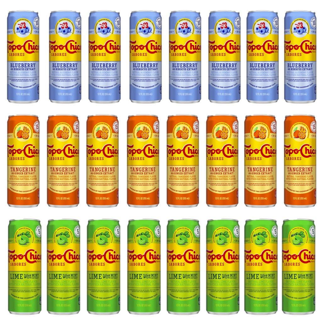 Amazon.com : Topo Chico Sparkling Water with Real Fruit Juice and ...