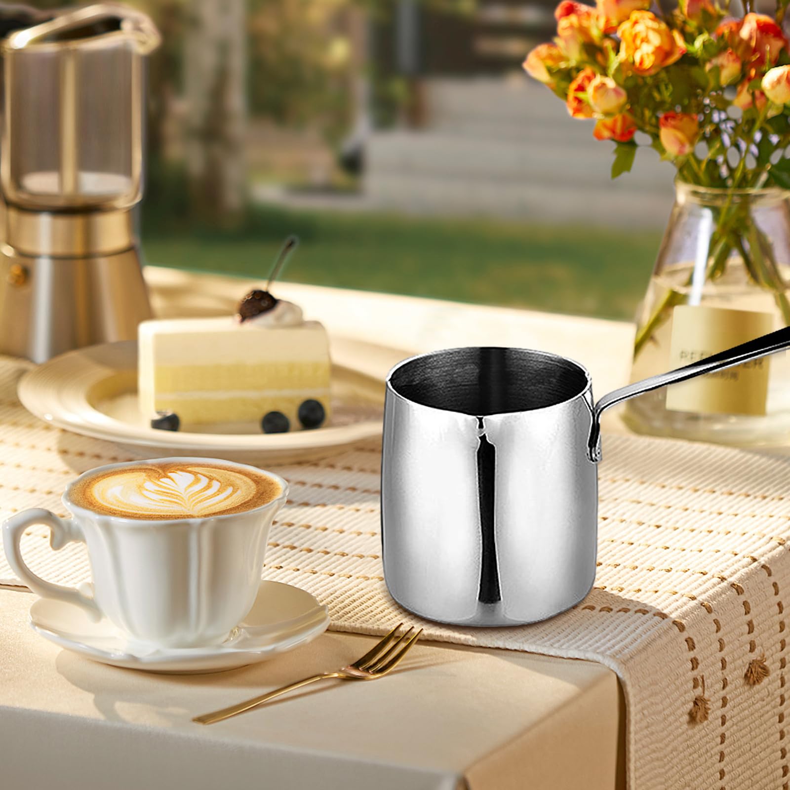 Multi-purpose Traditional Coffee Pot 24 Oz Turkish Coffee Pot ...