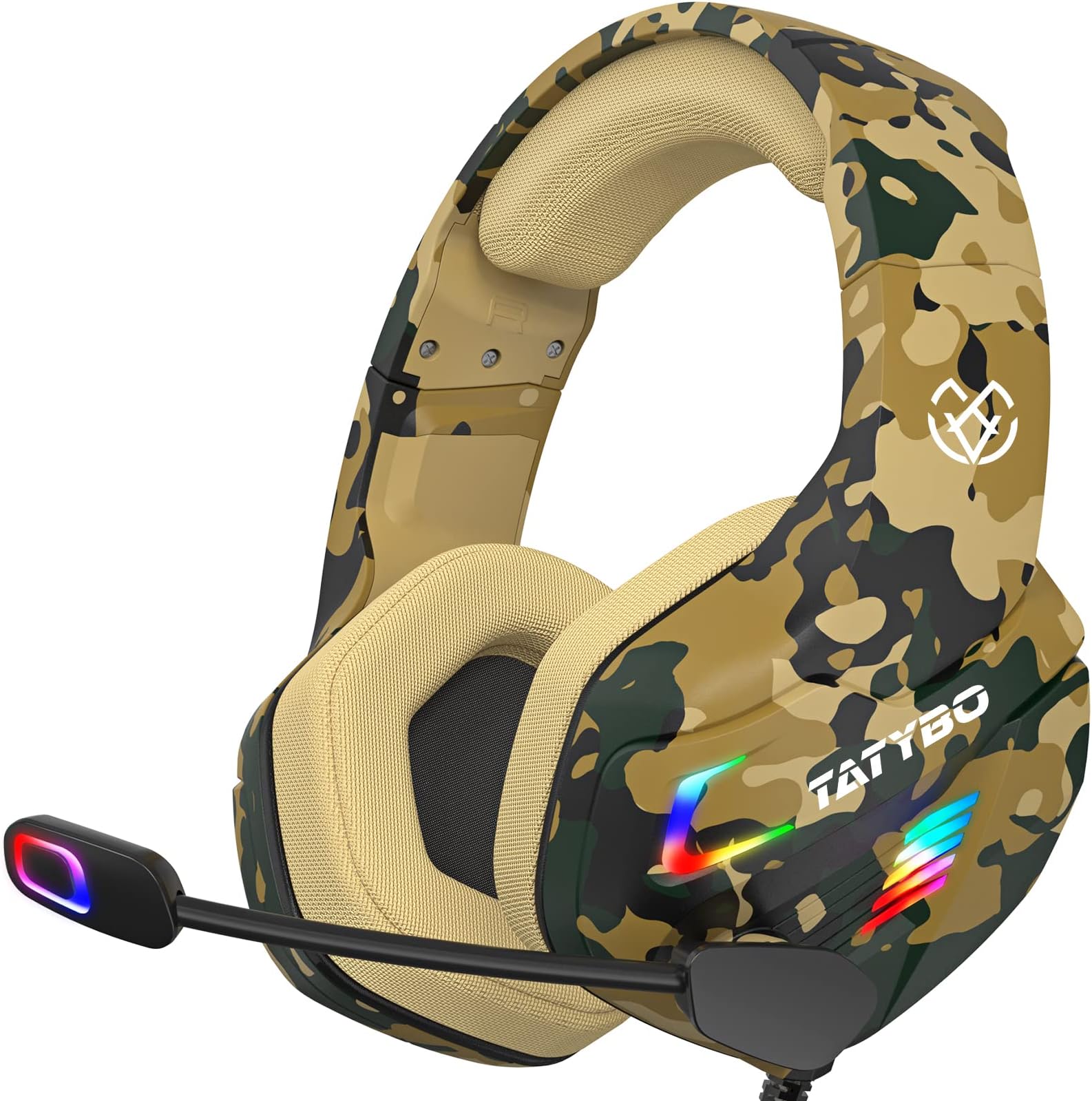 Amazon.com: five below Bugha Exclusive LED Gaming Headset w/Boom mic, 3 ...