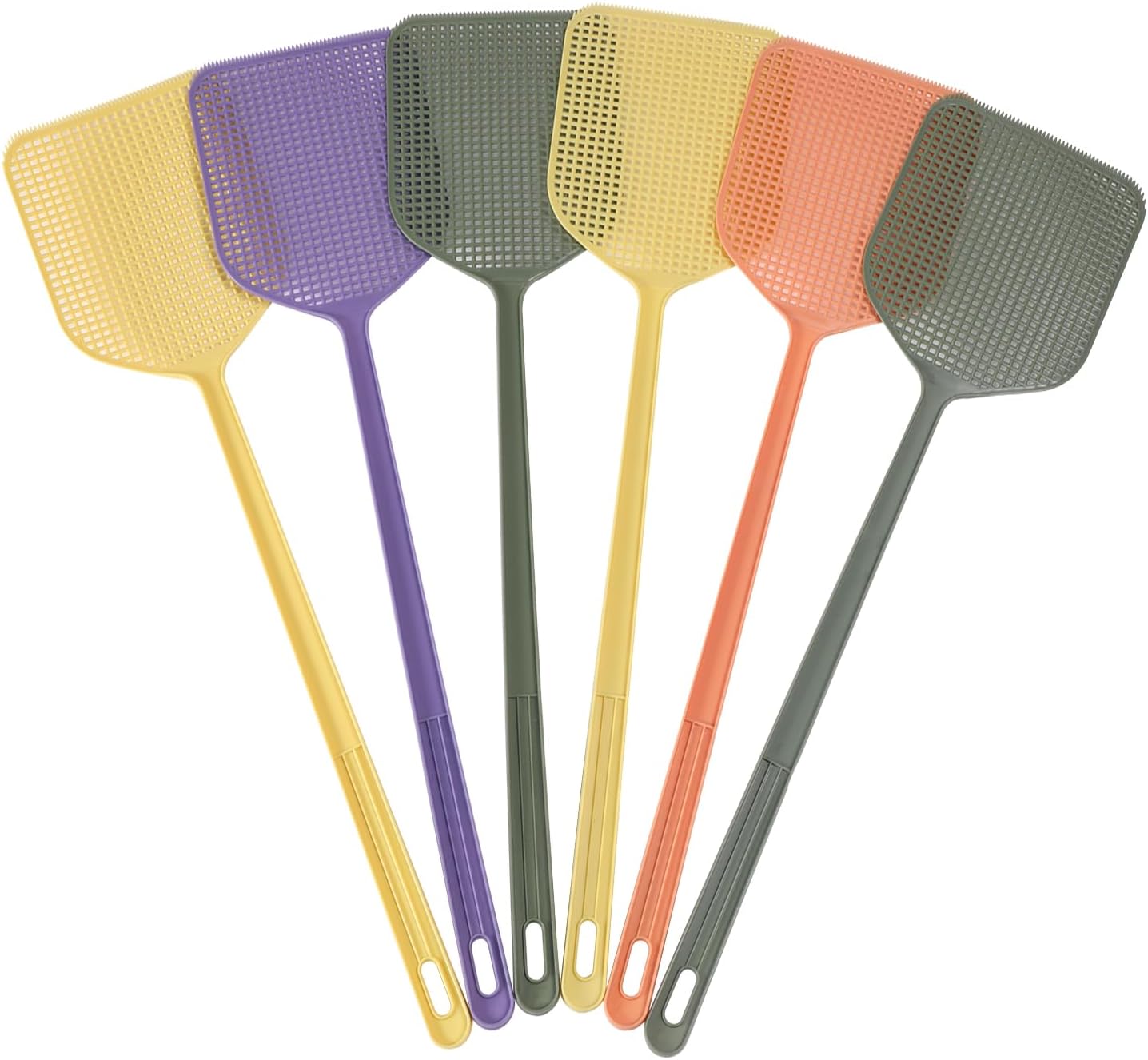 Amazon.com: Morandi Color 6 Pack Fly Swatters Heavy Duty, Strong ...