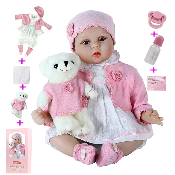 Buy ZIYIUI Reborn Doll - 22" Realistic Handmade Reborn Baby Dolls Soft ...