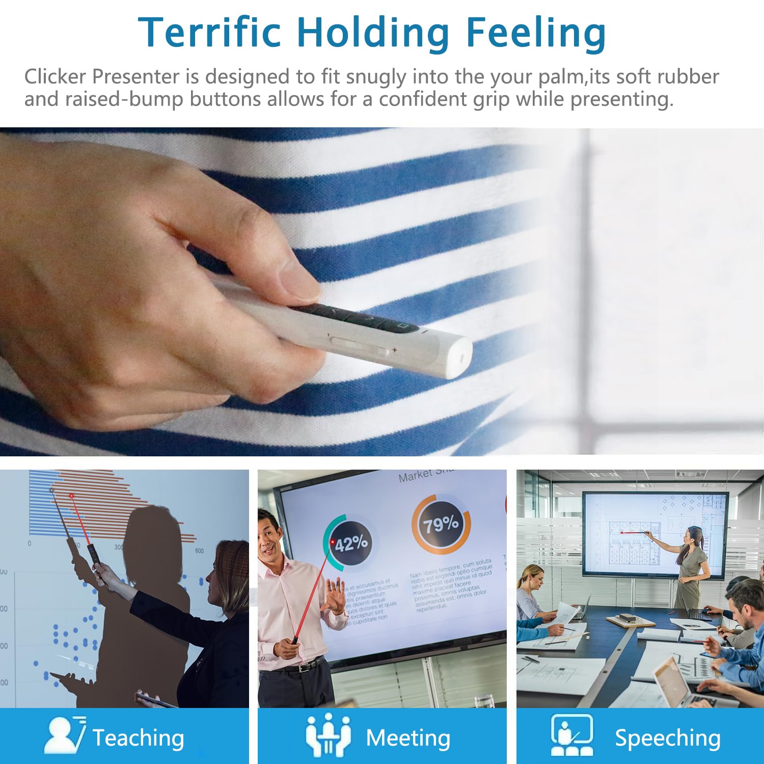 Snapklik.com : Wireless Presentation Clicker, Presenter Remote