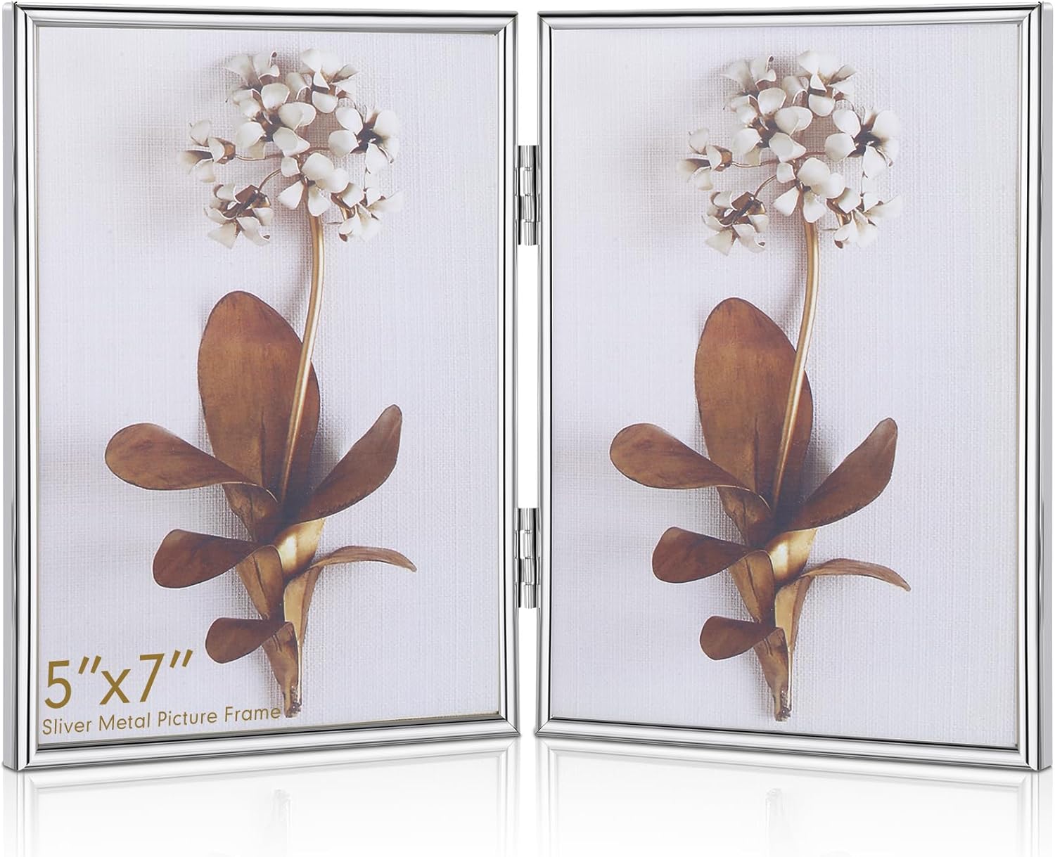 Amazon.com - Sintuff Hinged Double Floating Frame Folding Metal Picture ...