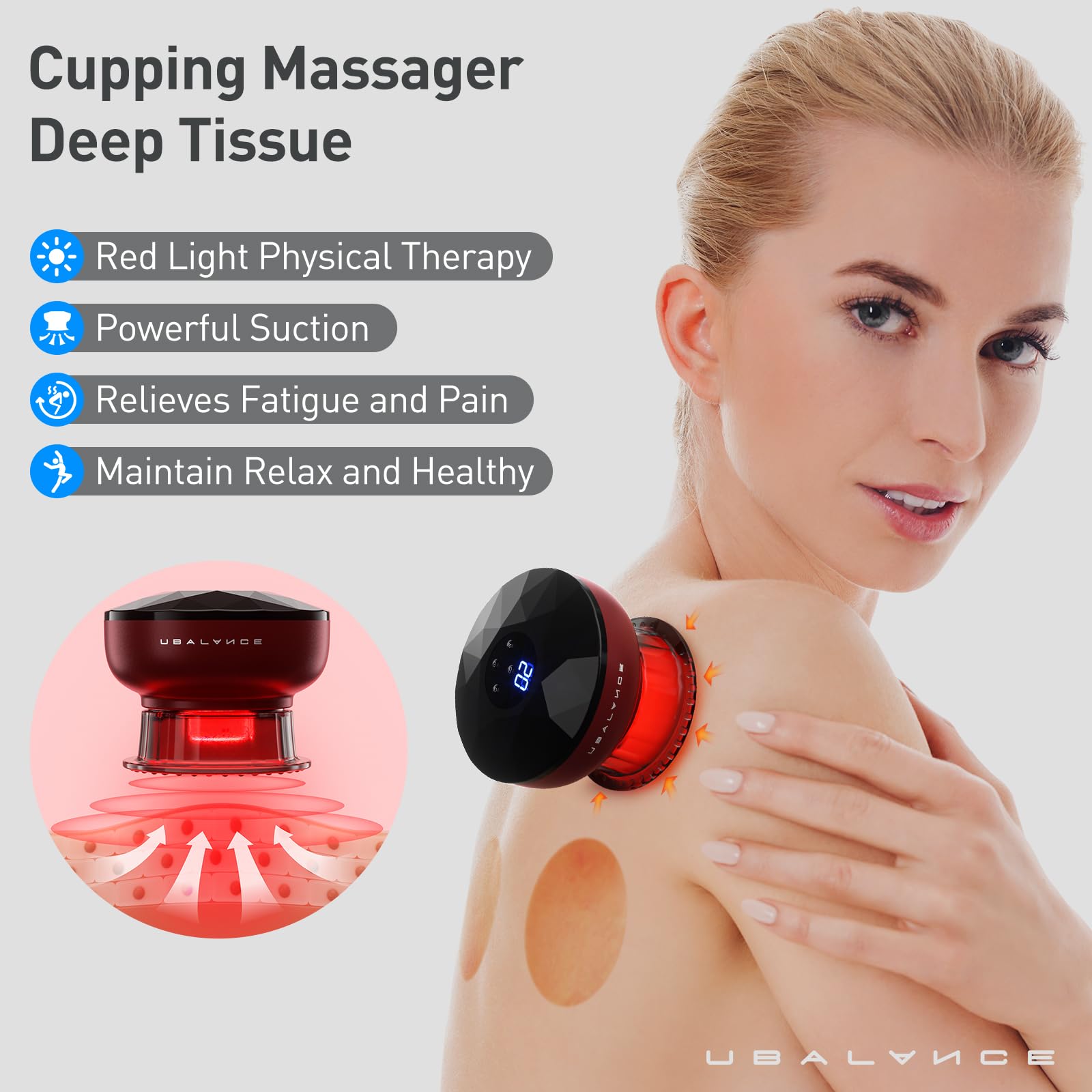 Snapklik.com : Cupping Therapy Set, Smart Electric Cupping Massager, 4 ...