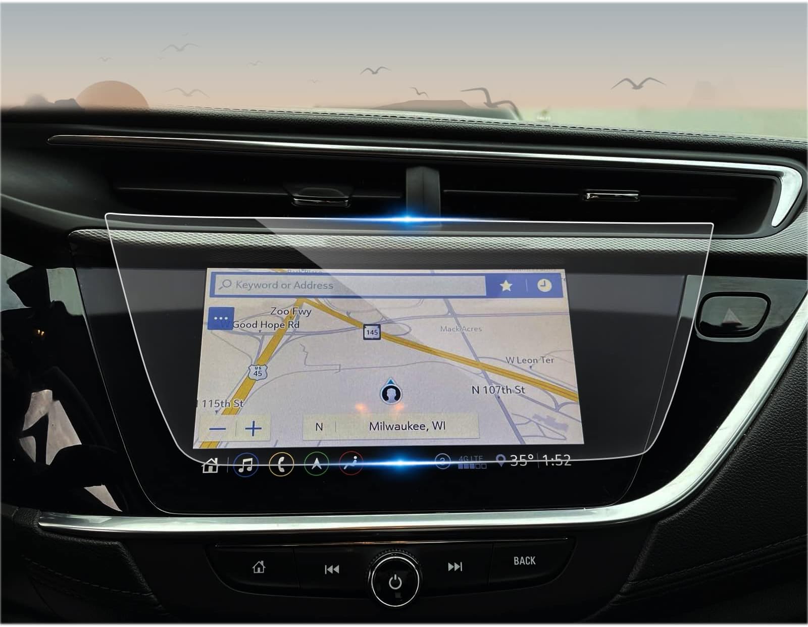 Amazon.com: CDEFG Tempered Glass Screen Protector for 2023 2022 2021 ...