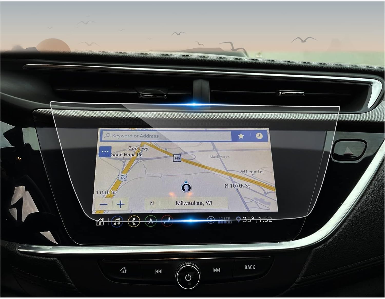 Amazon.com: CDEFG Tempered Glass Screen Protector for 2023 2022 2021 ...