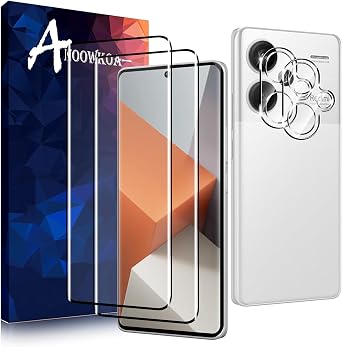 Amazon.com: [2+2 pack] for Redmi Note 13 Pro+ 5G/Note 13 Pro plus 5G 3D ...
