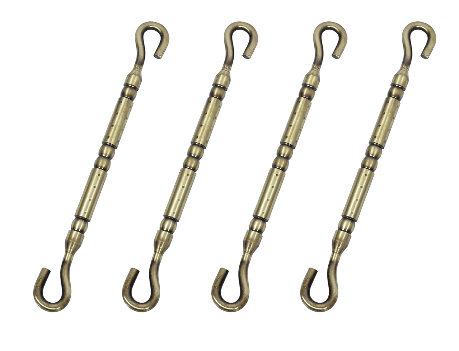 Trendy Creation Hub 16 mm Stainless Steel Antique Golden Finish Moti ...