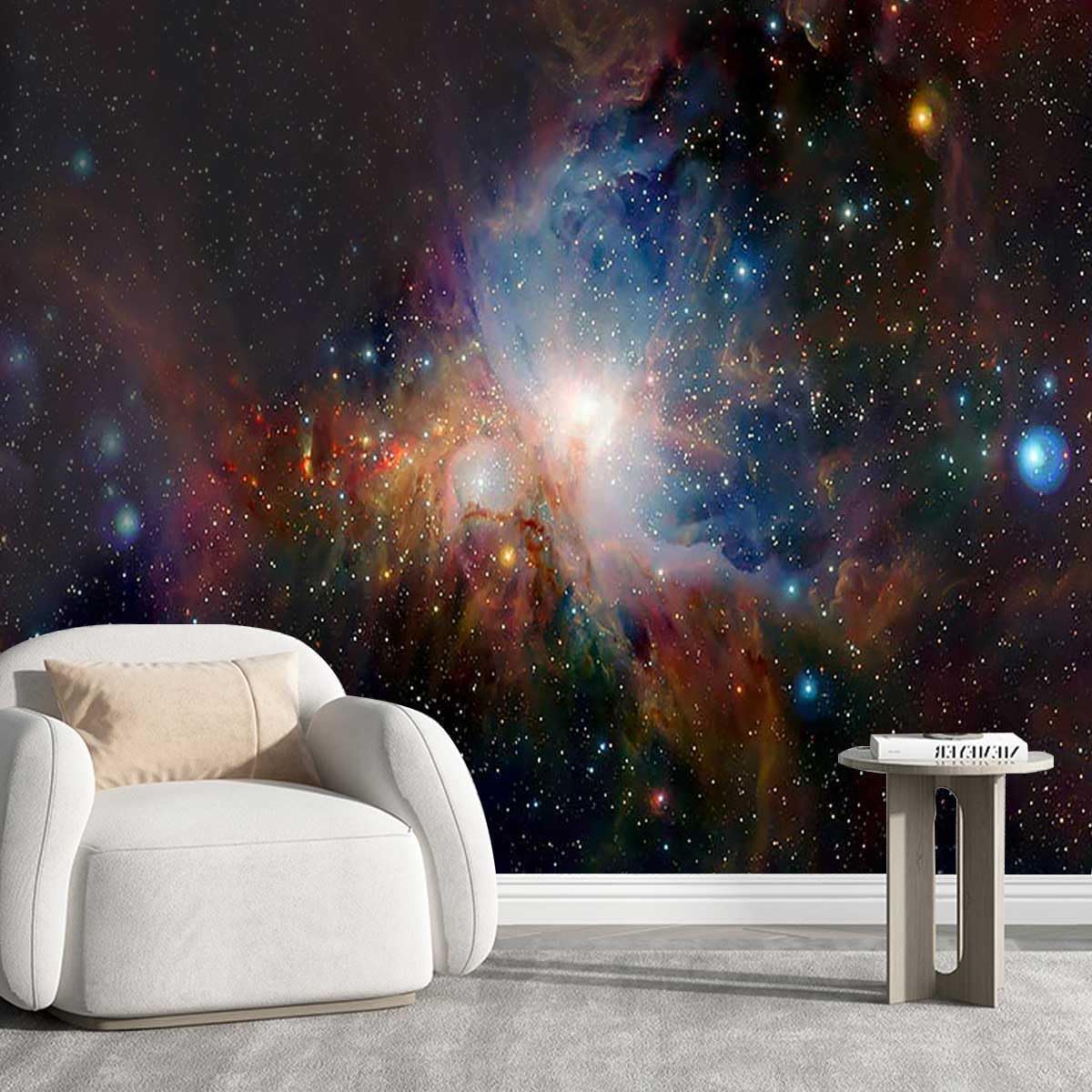 YANFENQI Papel De Paredes Decorativo Universe Wallpapers Planet ...