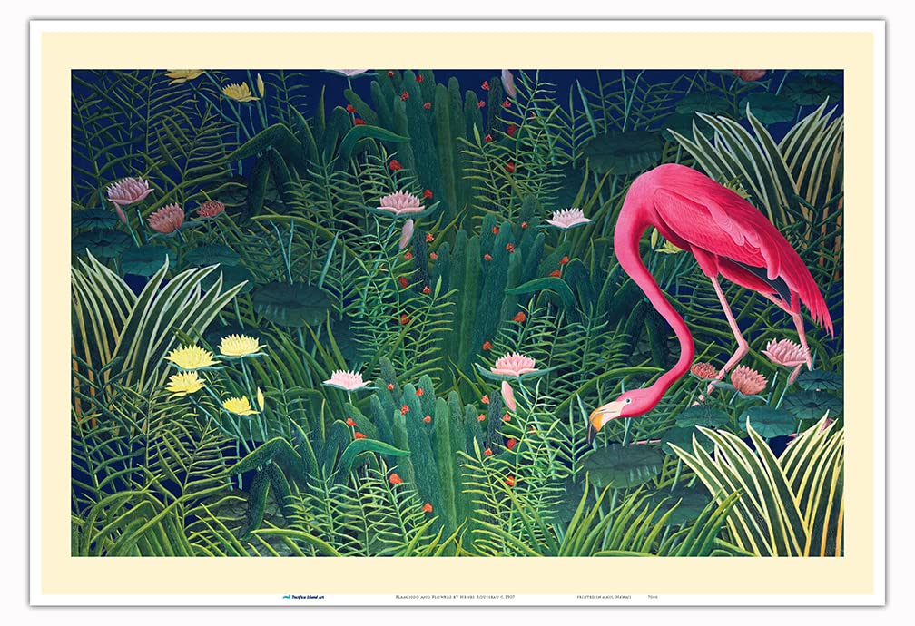 Henri Rousseau The Flamingos