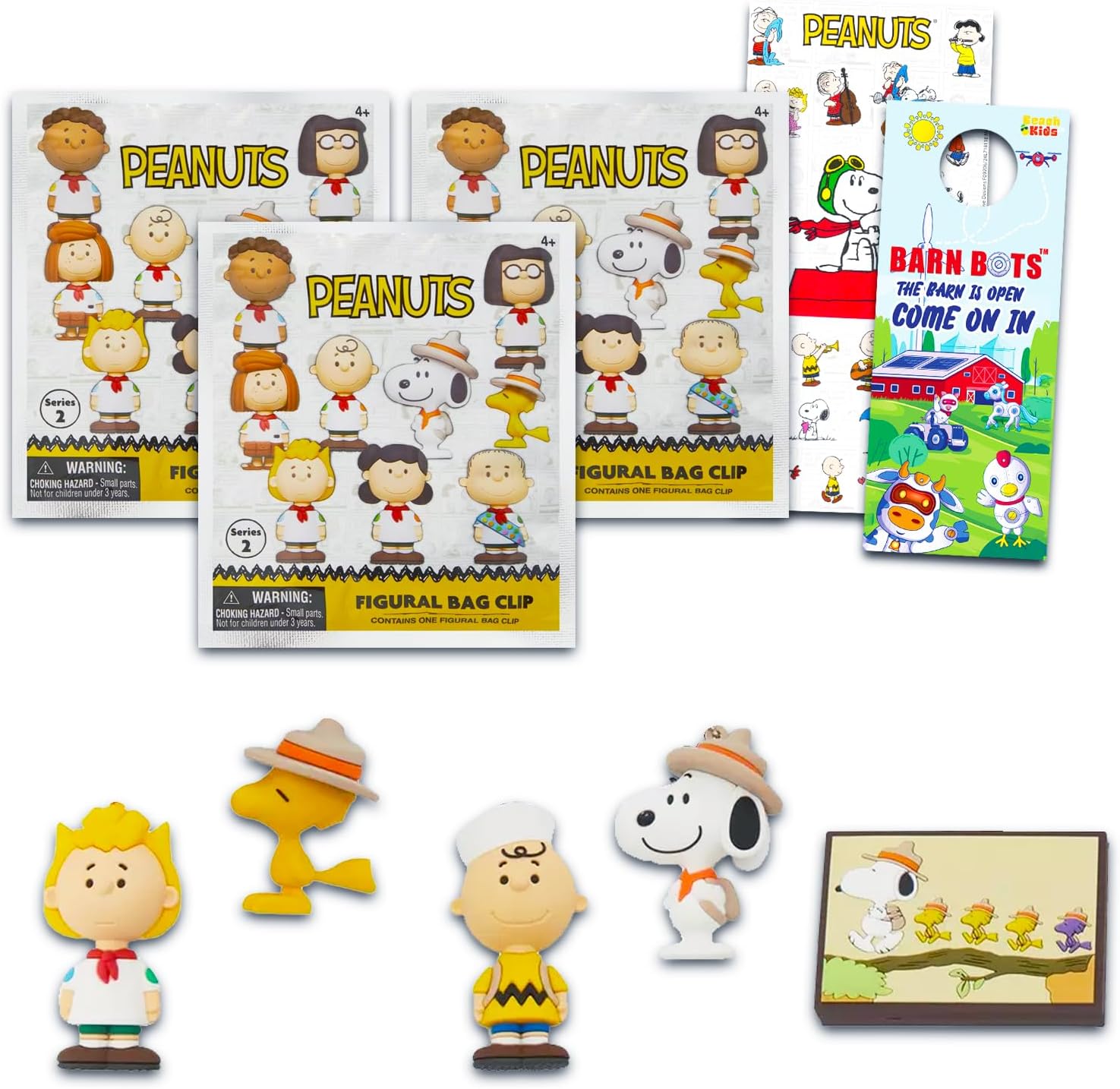 Brandclub - Snoopy Blind Bag Party Favor 3 Pack - Bundle with 3 Peanuts ...