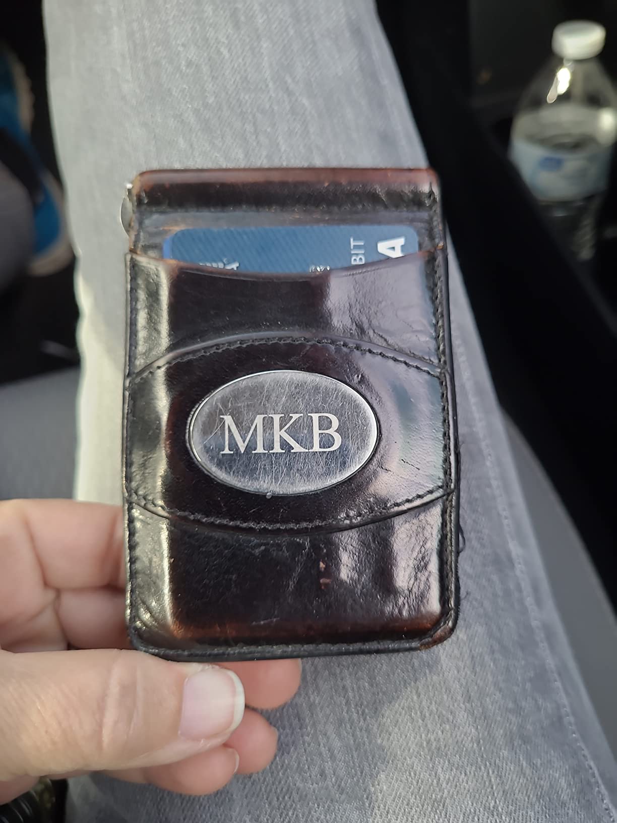 Amazon.com: Storus Razor Wallet, Slim Italian Leather Wallet w/Metal ...