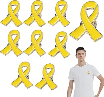 9PCS Yellow Ribbon Pin Bring Them Home Yellow Ribbon Pin Support ...
