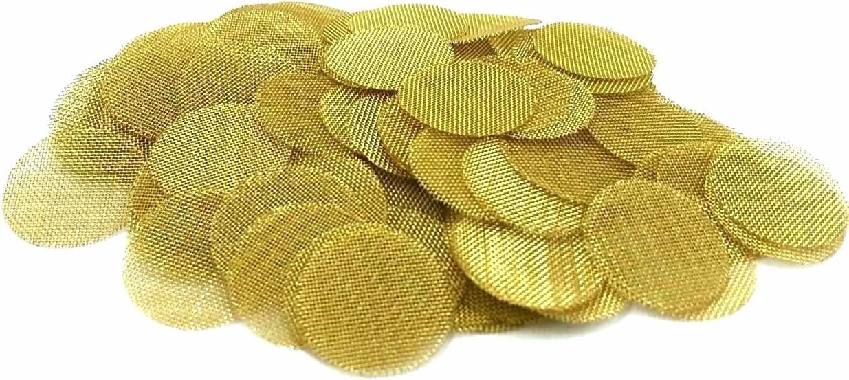 Amazon.com: RO6G 100ct 5/8 Inch Brass Pipe Screens (.625) Premium ...