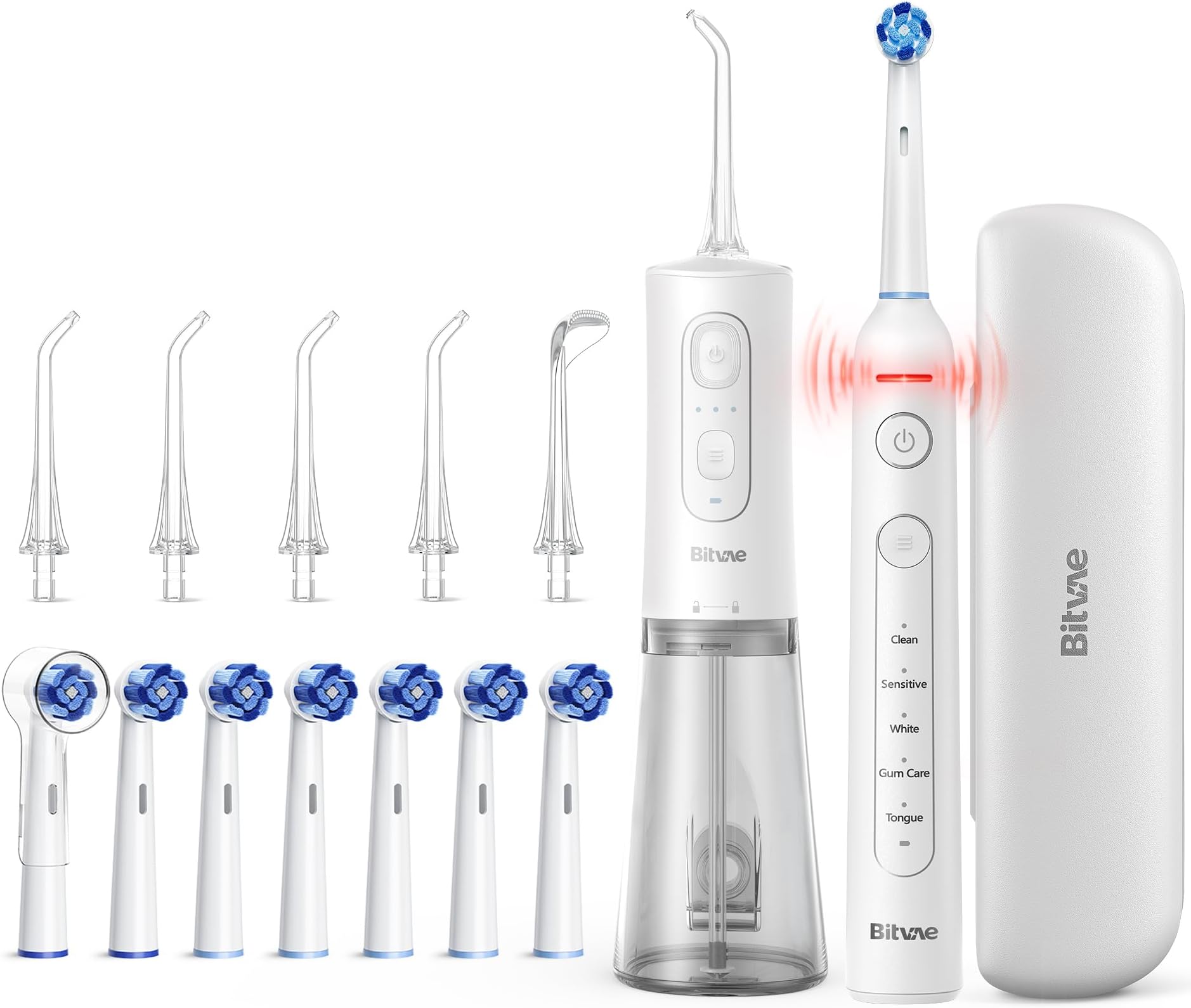 Amazon.com: Bitvae Cordless Water Dental Flosser & R2 Rotating Electric ...