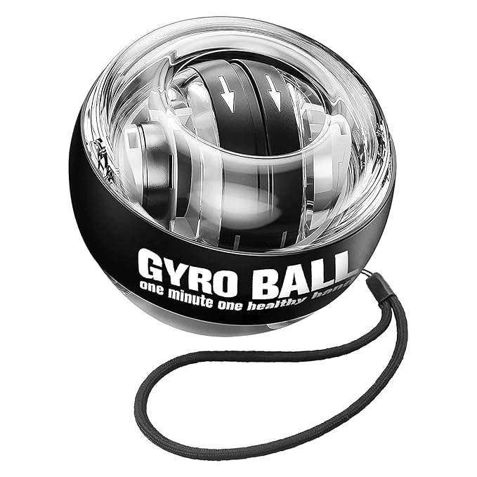 TOPTHEROAD Gyro Ball for Exercises, Wrist Trainer with Ergonomic Gyro ...