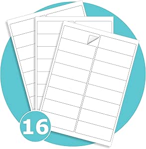 Triplast 20 Sheets A4 Multi Purpose Labels - 16 Labels Per Sheet ...