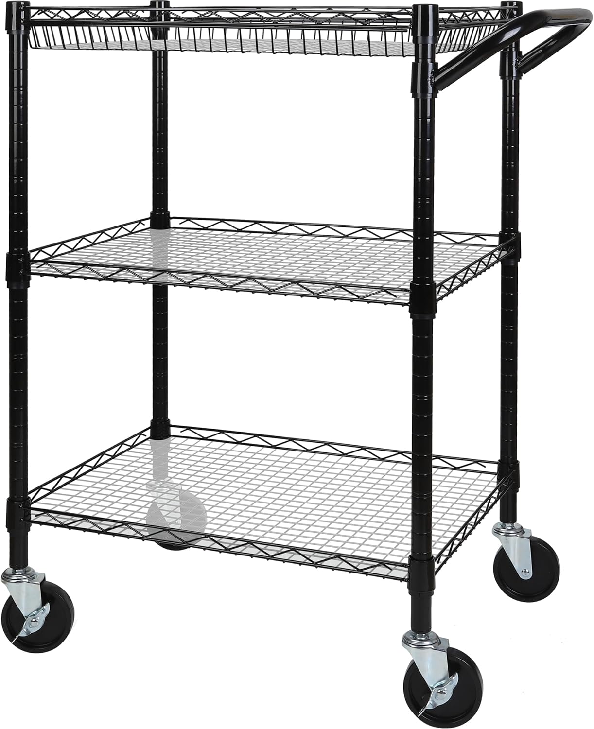Amazon.com: 3 Tier Heavy Duty Rolling Utility Cart,18"D x 23.8"W x 36.6 ...