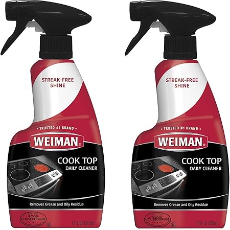 Amazon.com: Weiman Ceramic and Glass Cooktop Cleaner - 10 Ounce - Stove ...