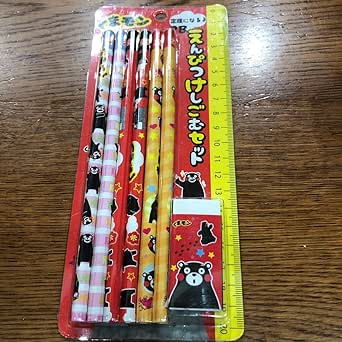 Amazon.co.jp: Kumamon Pencil Squeeze Set : Office Products