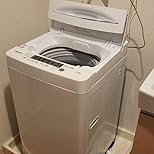Amazon.co.jp: ハイセンス 全自動 洗濯機 6kg ホワイト HW-K60J 最短14分洗濯 真下排水 一人暮らし 二人分のお洗濯 予約機能 スリム 風乾燥 強力洗浄 : 大型家電