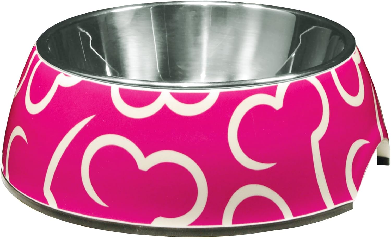 Pet Supplies : Dogit Style 2-in-1 Dog Bowl, Pink Bones, Small : Pet ...