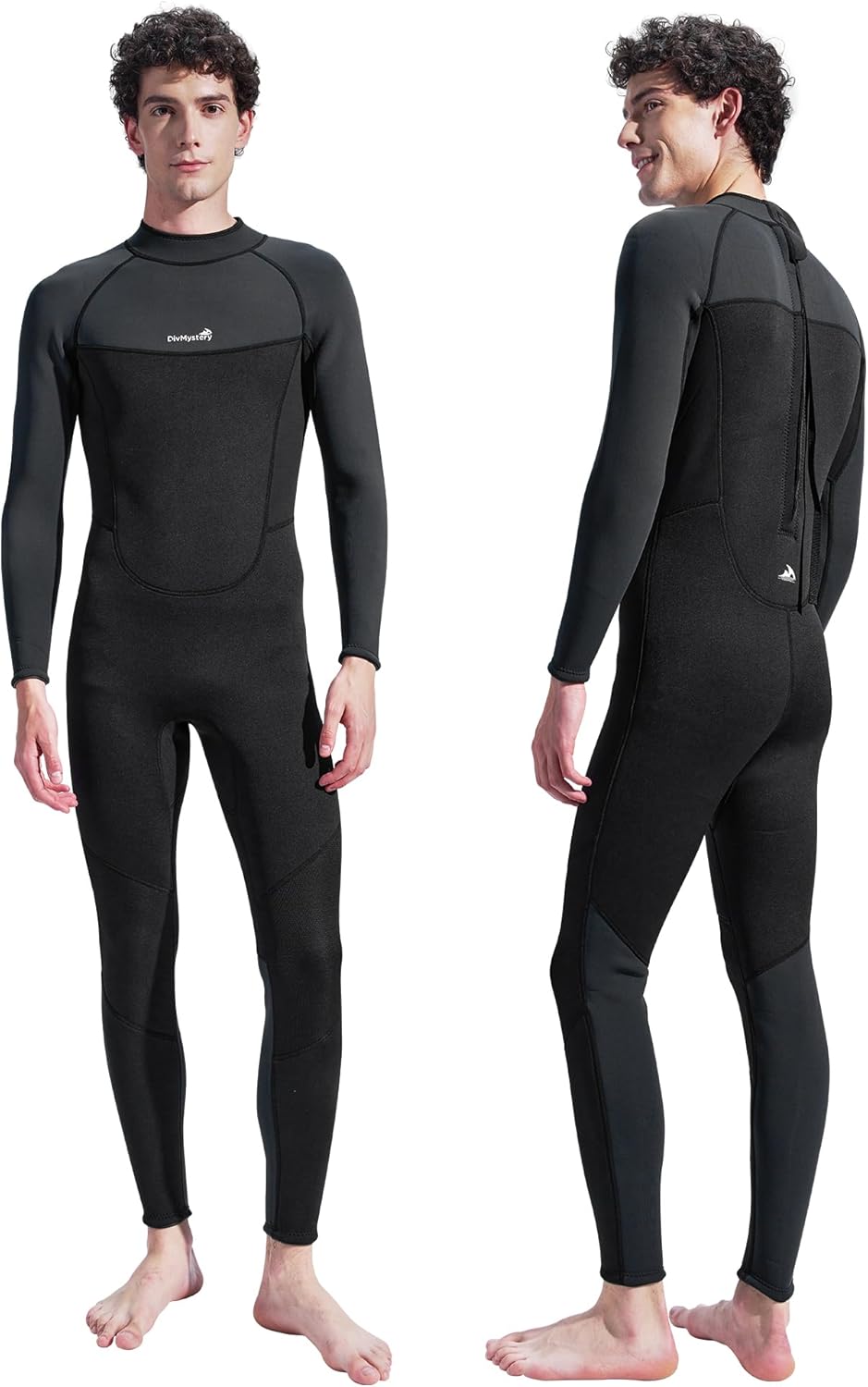 Amazon.com: Divmystery Wetsuits for Men Women Chest Back Front Zip- 3 ...