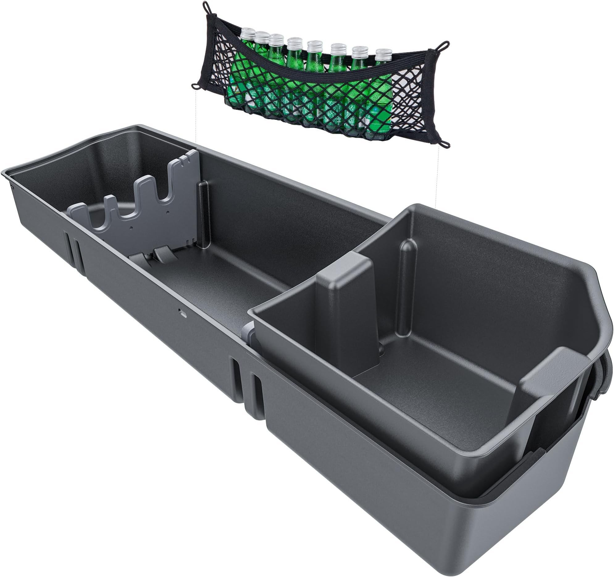 Amazon.com: Rough Country Truck Bed Cargo Storage Tray - Fits All ...