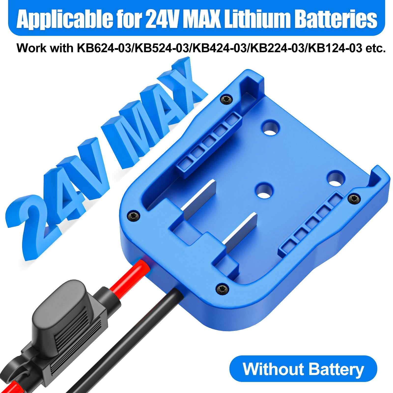 Snapklik.com : Power Wheels Battery Adapter For Kobalt 24V Max ...