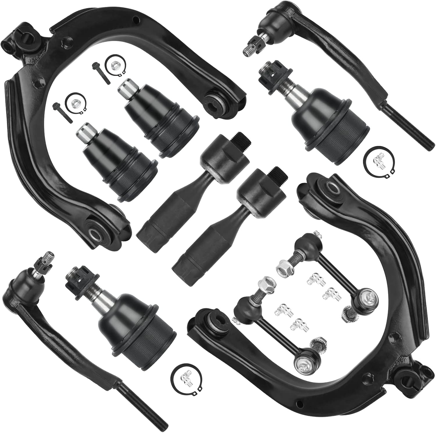 Amazon.com: TadaMark Front Upper Control Arm Suspension Kit Fit for ...