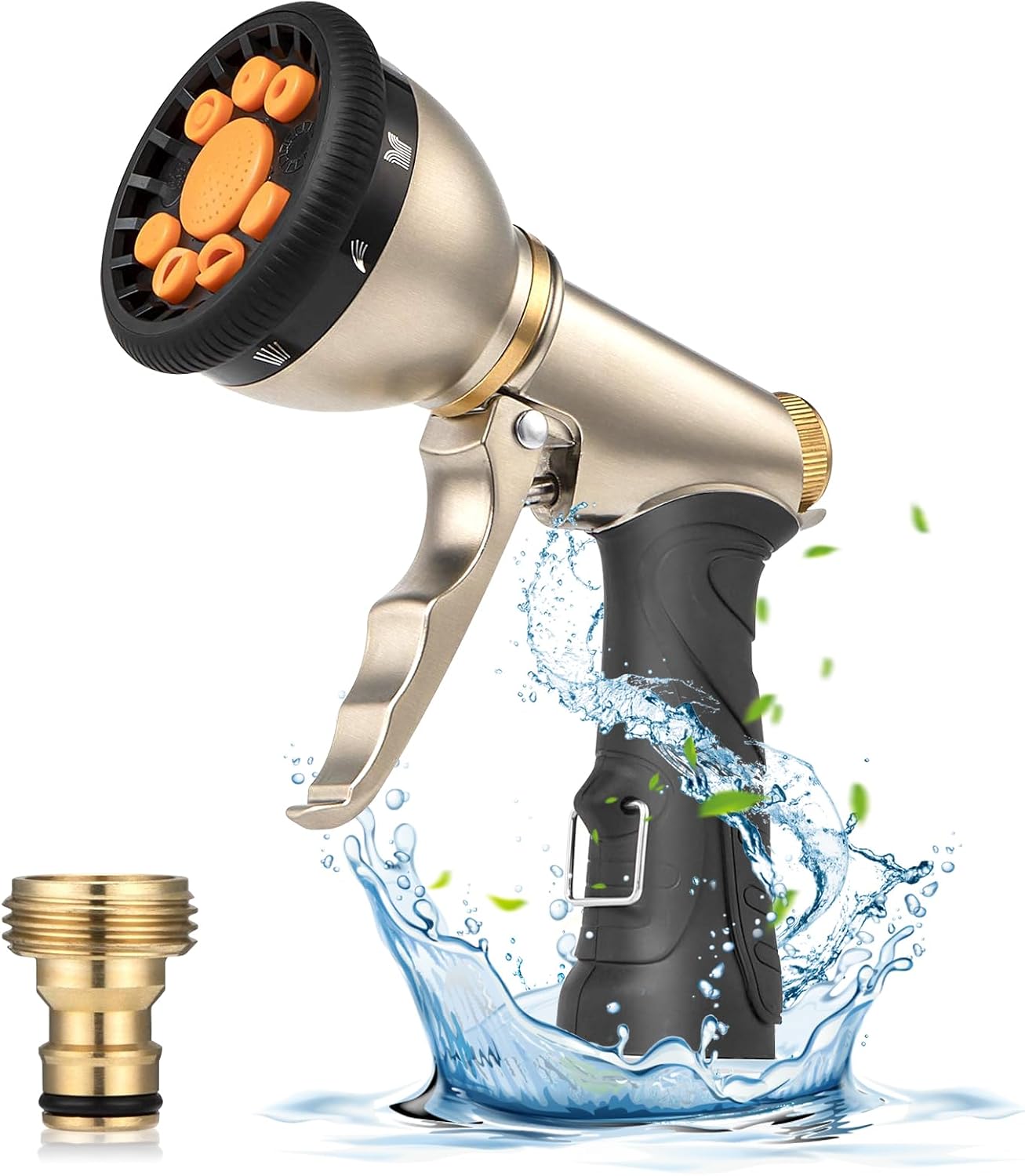 Multifunctional Hose Pipe Spray Gun,with 9 Modes Garden Hose Gun,Heavy ...