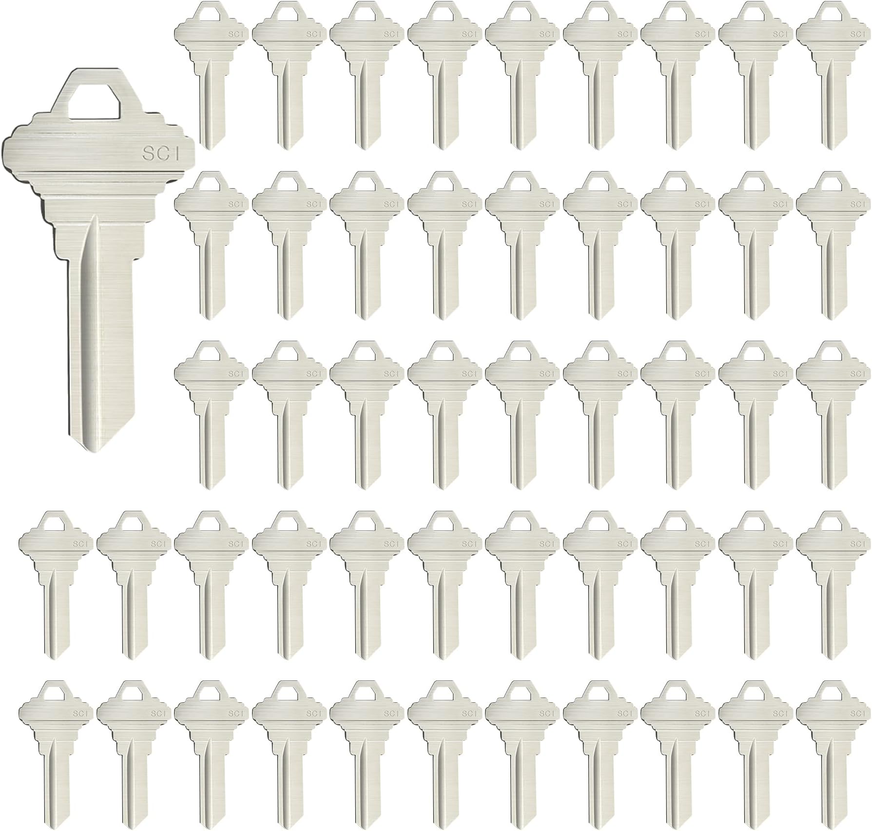 Sporthfish Blank Keys SC1 Key Blanks Pack of 50 Blank Key House Office ...