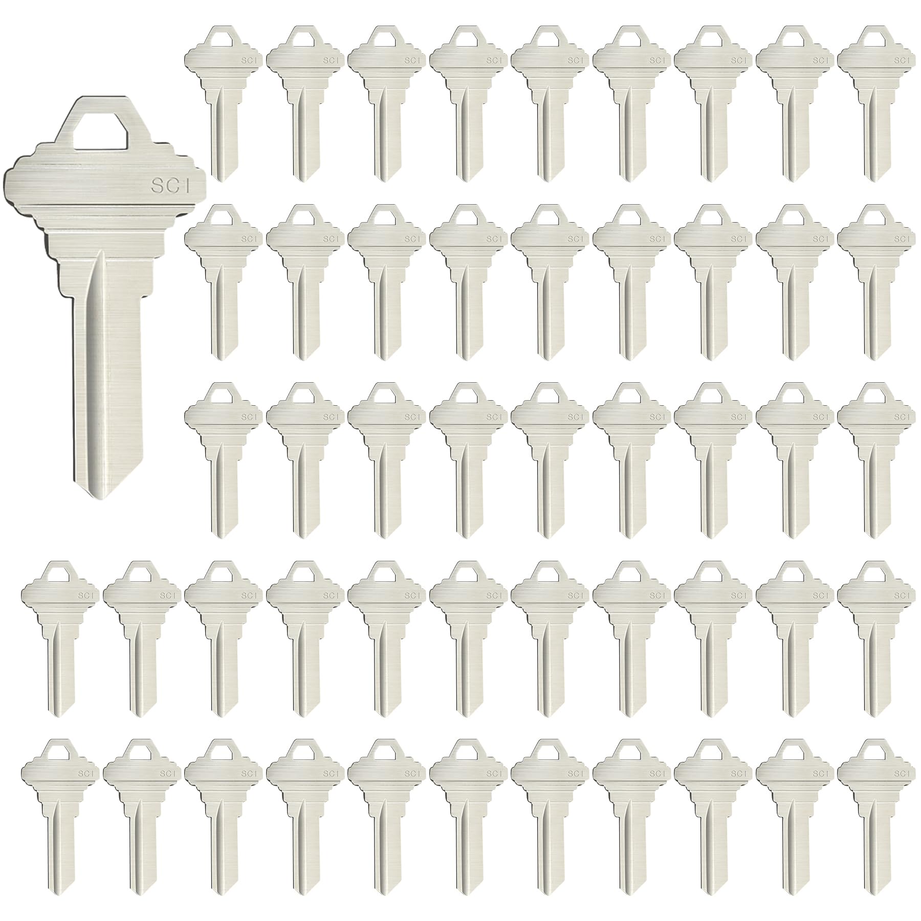 Sporthfish Blank Keys SC1 Key Blanks Pack of 50 Blank Key House Office ...