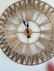 Amazon.com: The Novogratz Seagrass Round Wall Clock with Weaving Design ...
