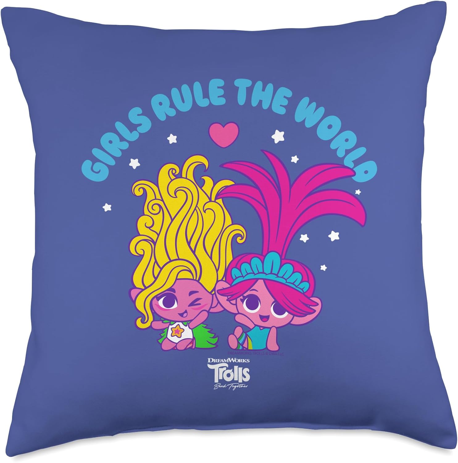 Amazon.com: DreamWorks Trolls Band Together Girls Rule the World Throw ...