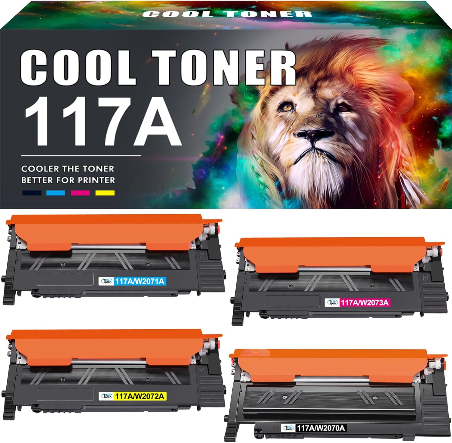 Cool Toner 117A Cartridge Compatible with HP Color Laser MFP 178nw ...