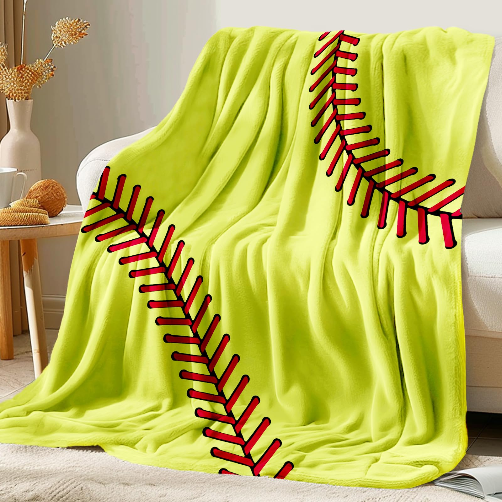 Amazon.com: KING DARE Softball Blanket, Softball Gifts for Boys Girls 8 ...